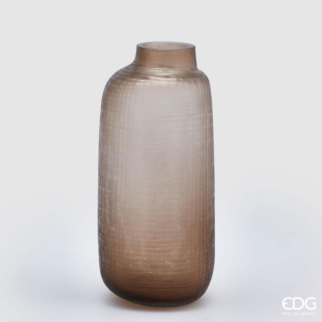 EDG - Enzo de Gasperi Vaso da terra dal design moderno in vetro