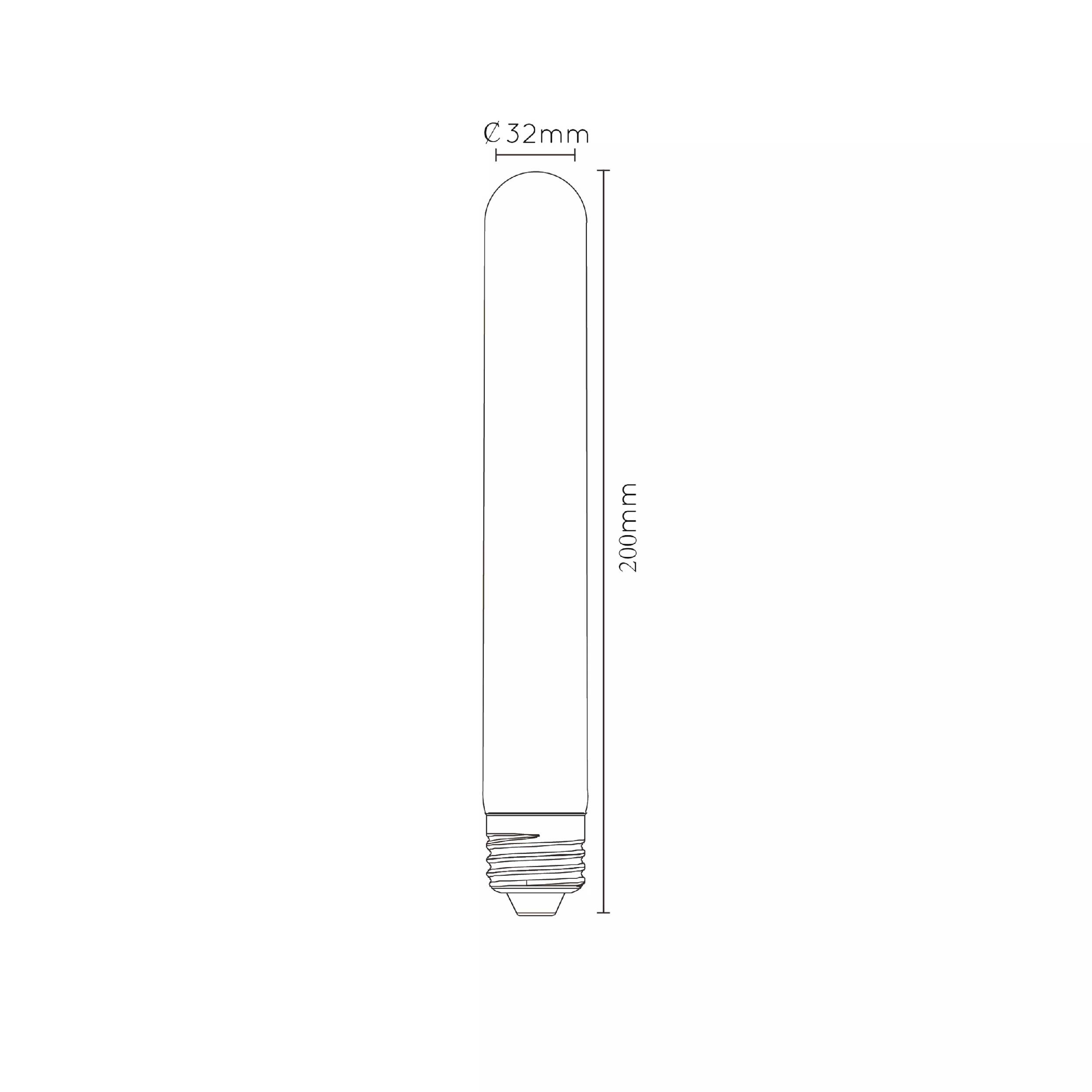 Lucide Illuminazione Lampadina T32 - Bulbo a filamento LED dimmerabile ...